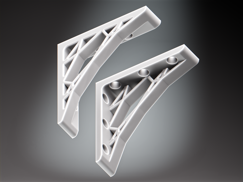 Optimized Furniture Bracket by alecs.form | Download free STL model ...