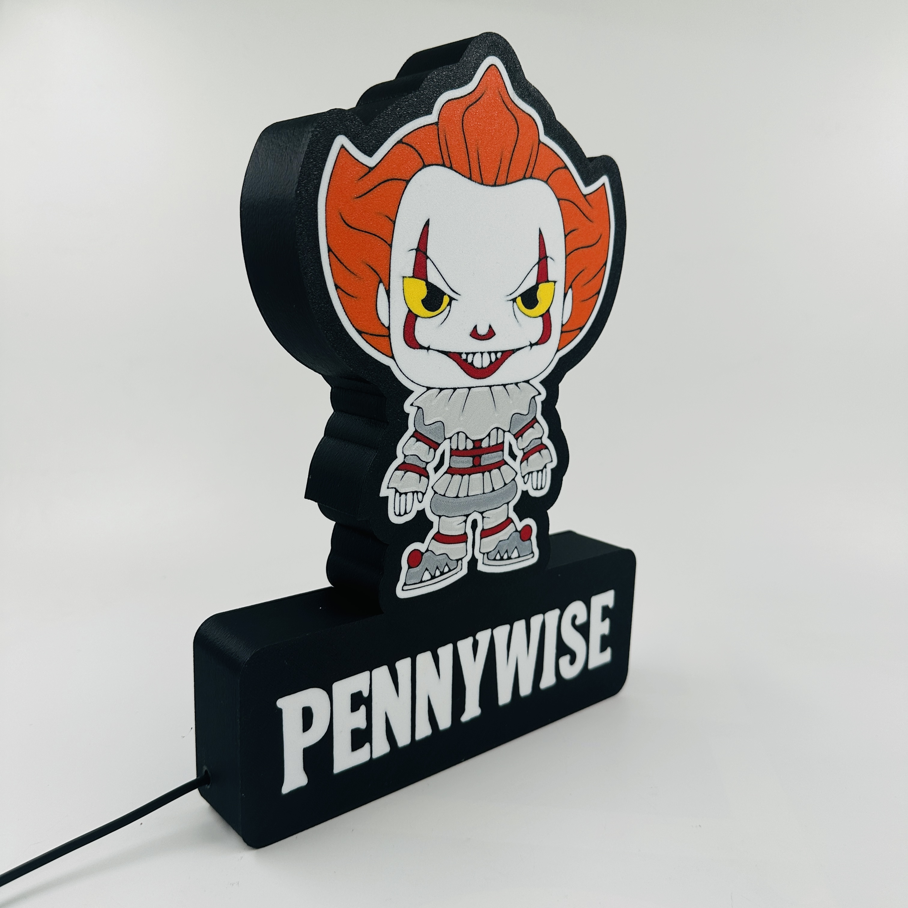 Pennywise Led Lamp by Smart3d By Gabriel Gomes | Printables Store
