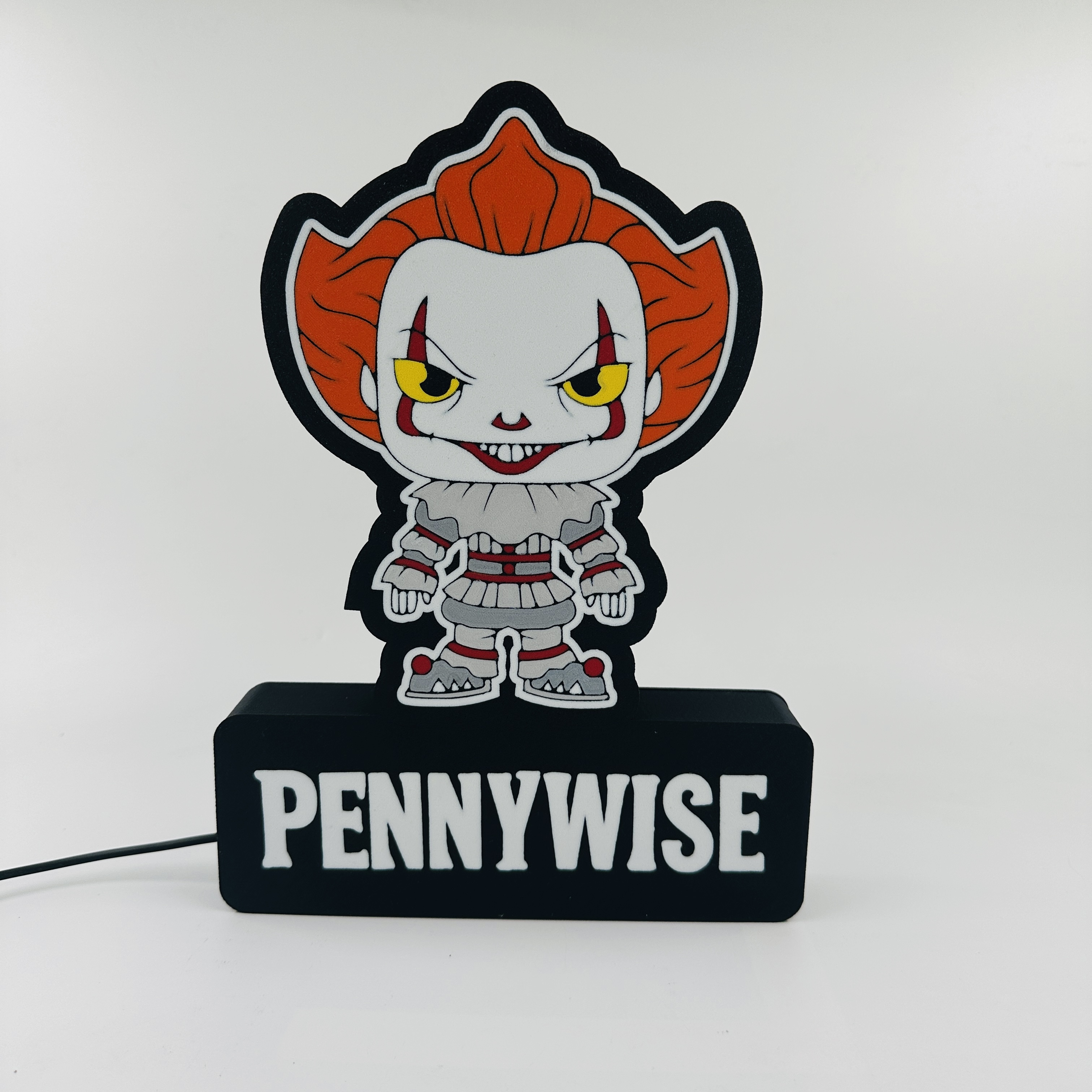 Pennywise Led Lamp by Smart3d By Gabriel Gomes | Printables Store