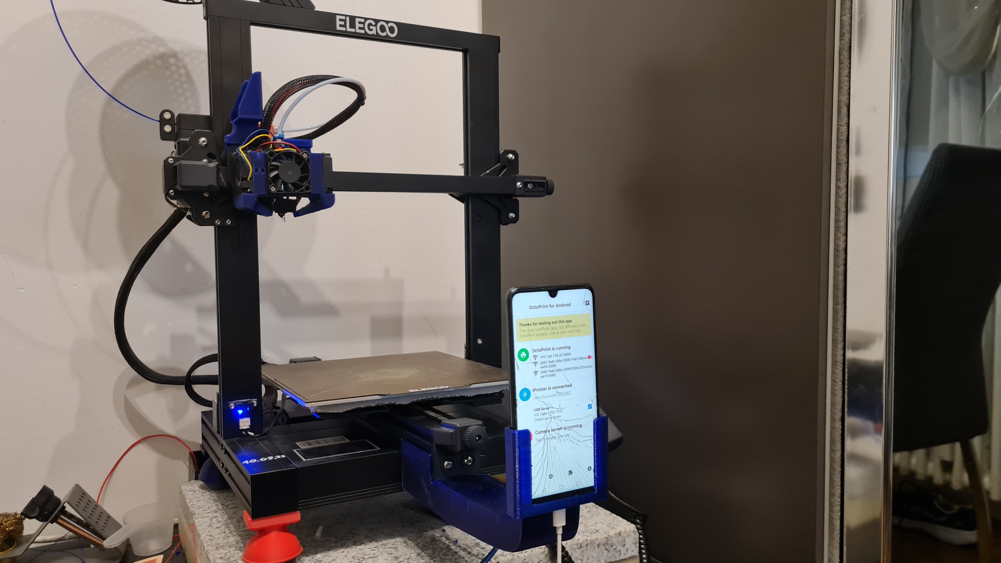 Phone Holder Neptune 3 by Daniel Tech | Download free STL model | Printables.com