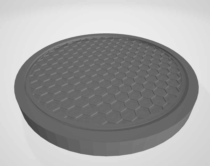 Coaster template by Paw Prints | Download free STL model | Printables.com