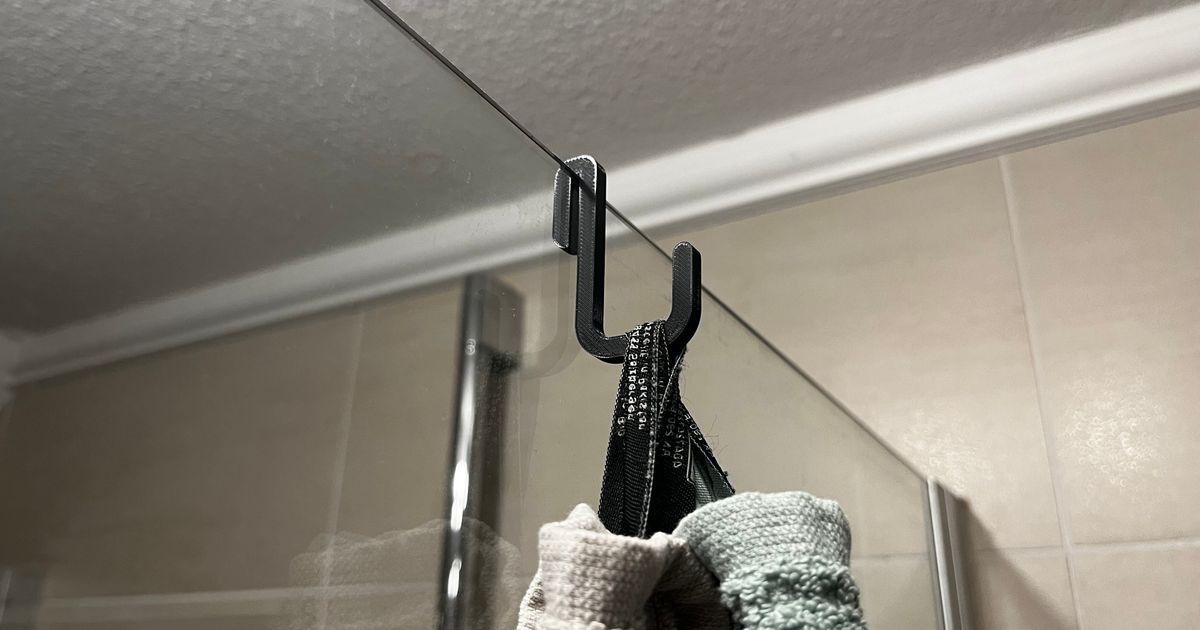 Shower wall hook by Tim Fechner | Download free STL model | Printables.com