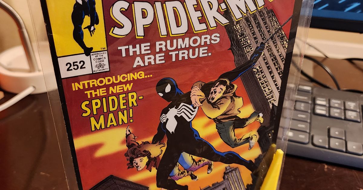 DFD Comic Book Stand by DFD 3D | Download free STL model | Printables.com