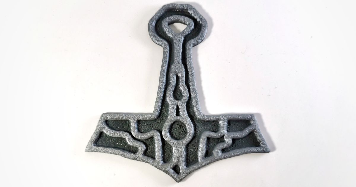 Valheim Mjölnir - Rusty for FDM by ncsandor | Download free STL model ...