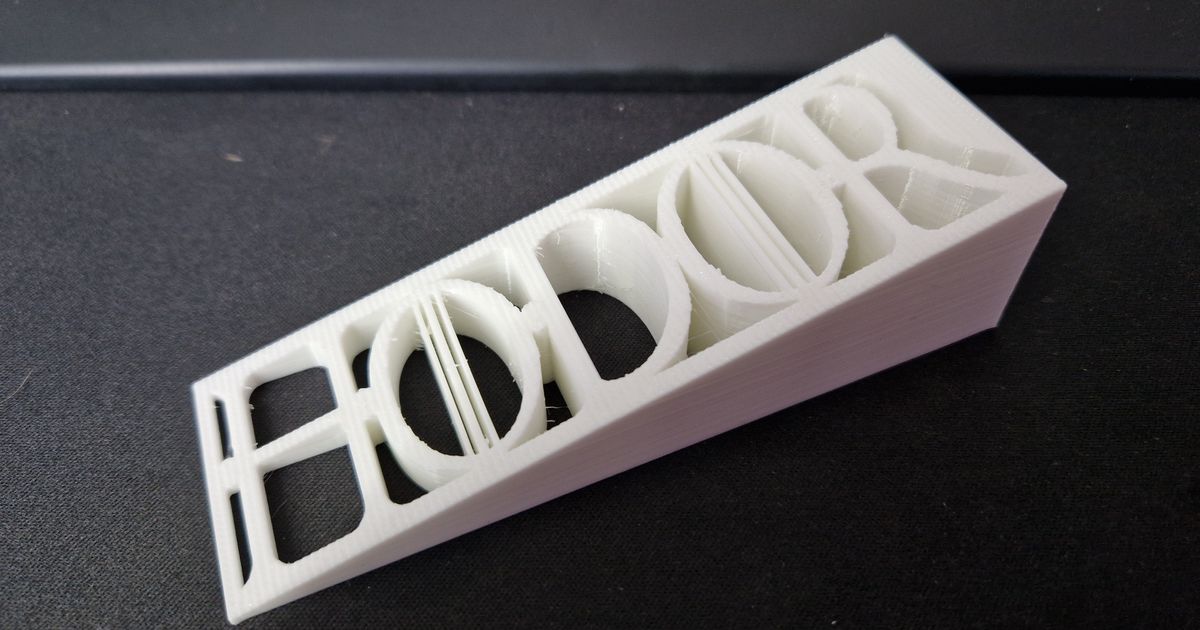 Door stopper/holder - HODOR by Hristiyan Hristov | Download free STL ...