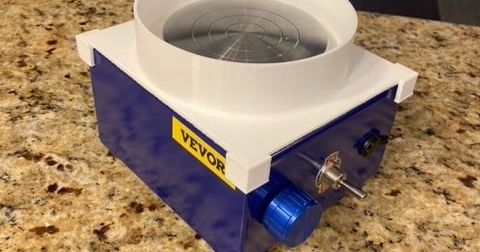 Splash guard for Vevor 30W mini pottery wheel by Richard Moore ...