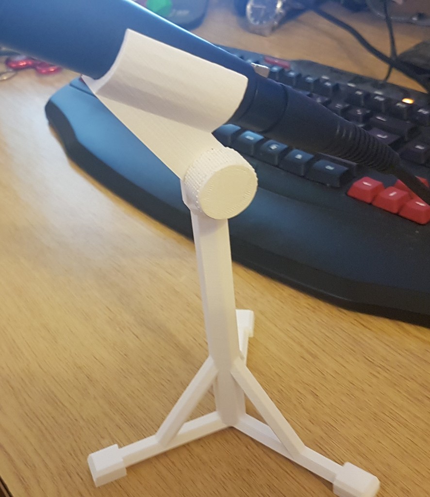 Microphone stand (Fully printable) by Timmy | Download free STL model ...