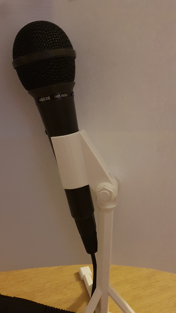 Microphone stand (Fully printable) by Timmy | Download free STL model ...