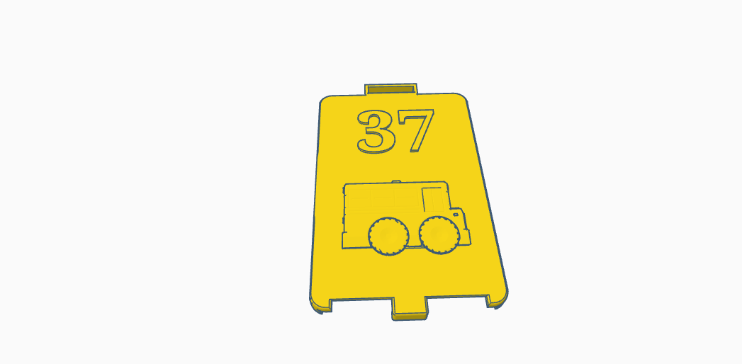 bus tag holder by Zander Saucedo | Download free STL model | Printables.com