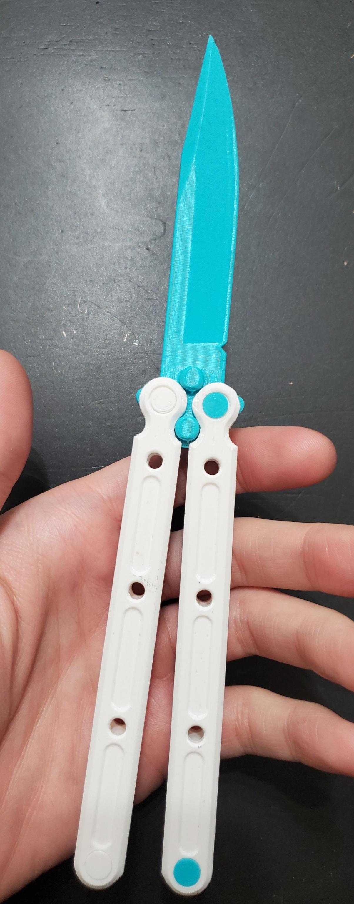 Butterfly Knife Balisong By Porks0da Download Free STL Model