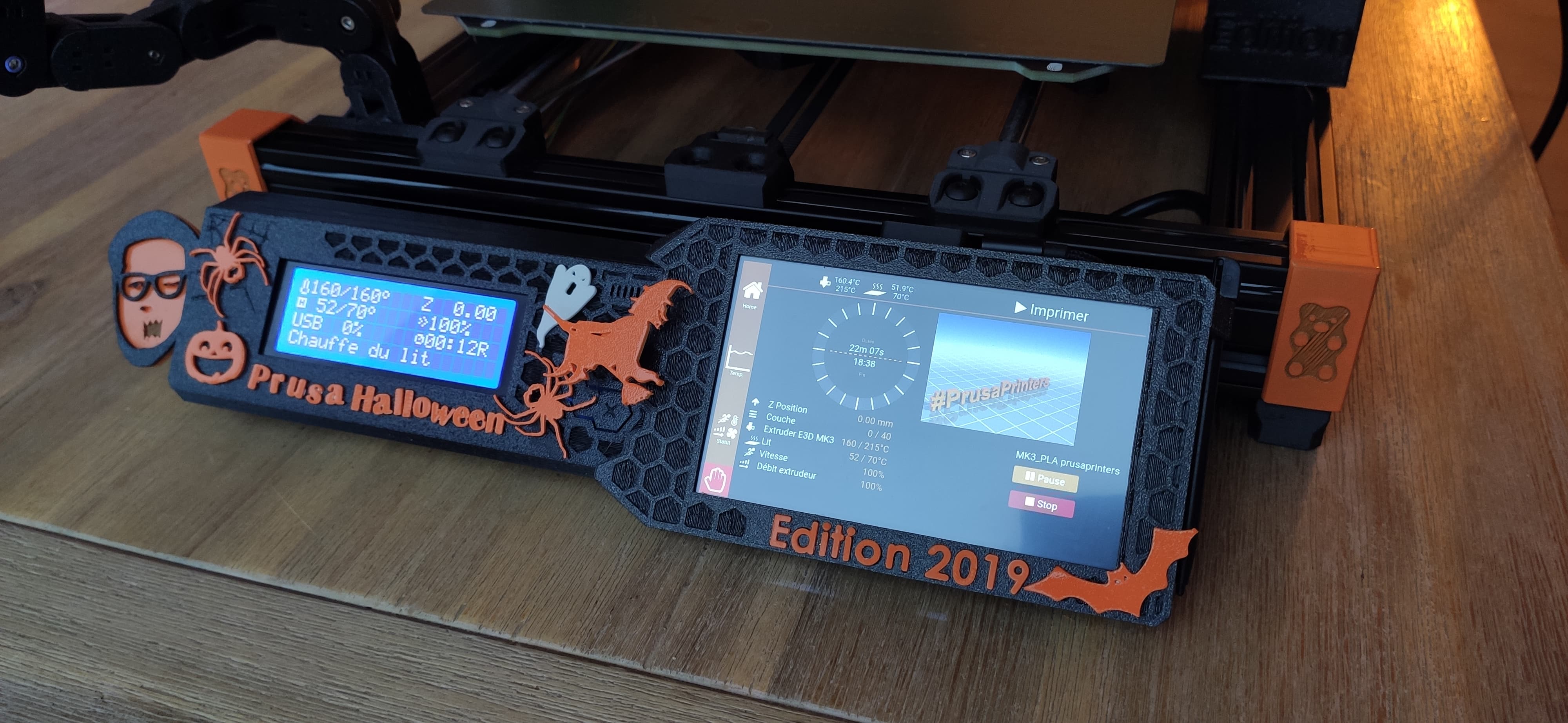 Jerlo LCD 5" Mod on Prusa Bear + Halloween MOD by Jerlo | Download free ...