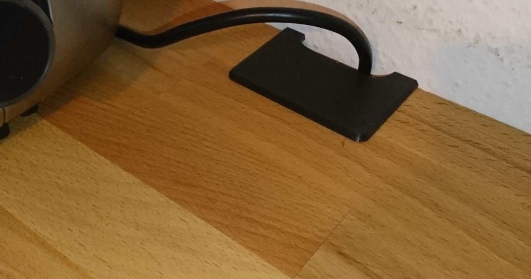 Rectangular cable pass through by Antimaterie | Download free STL model ...