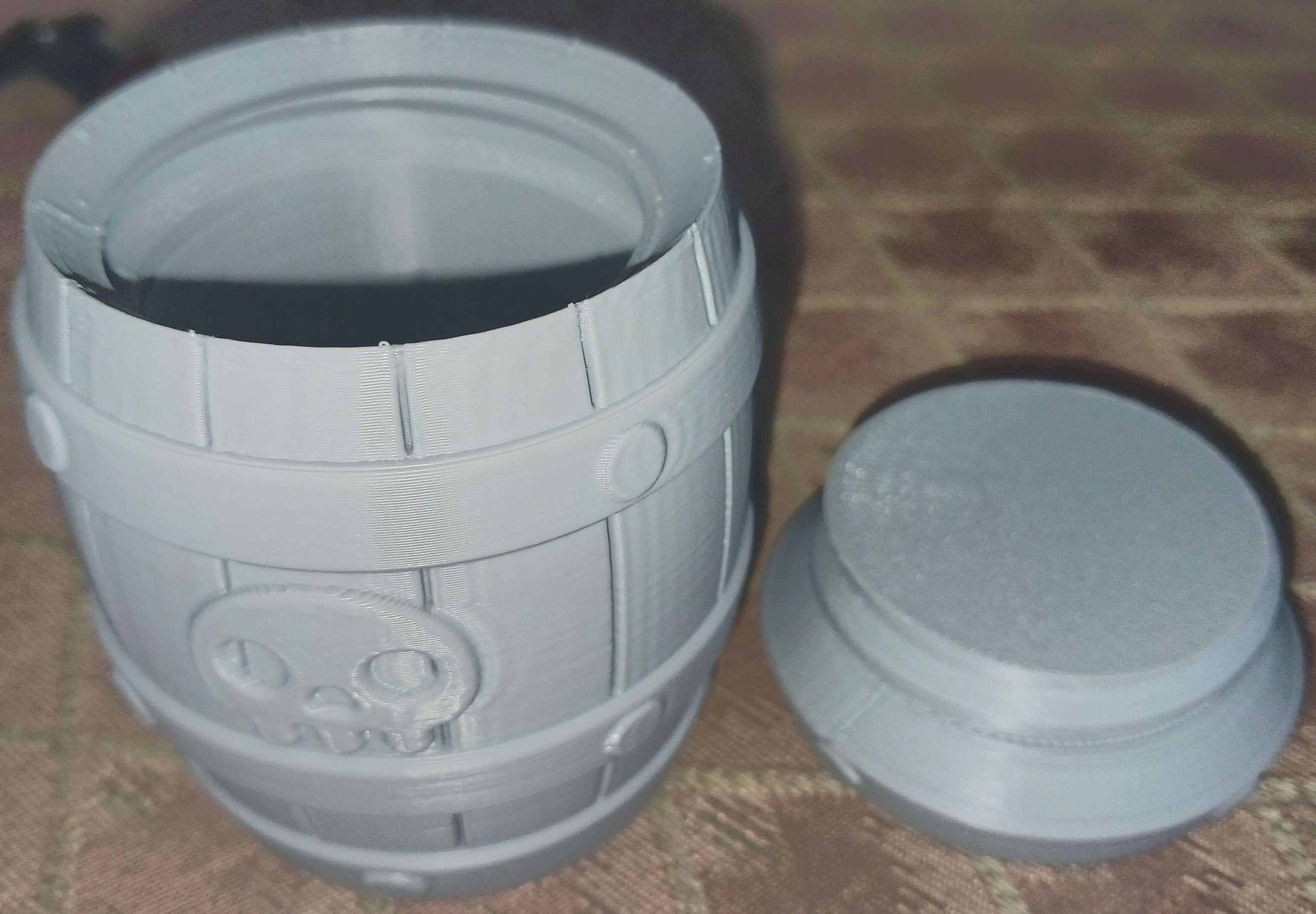 Pirate Barrel Stash Container - No Support por YourBuddyDinec ...