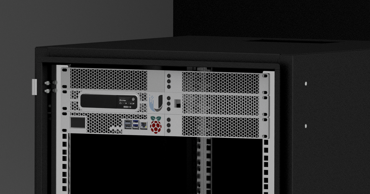 UniFi Cloud Key Gen 2 Plus 19" Rack Mount with Keystone-Jack by Freddy ...