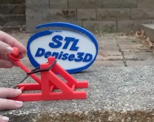TinkerPult 2.0 Desktop Catapult by stlDenise | Download free STL model ...