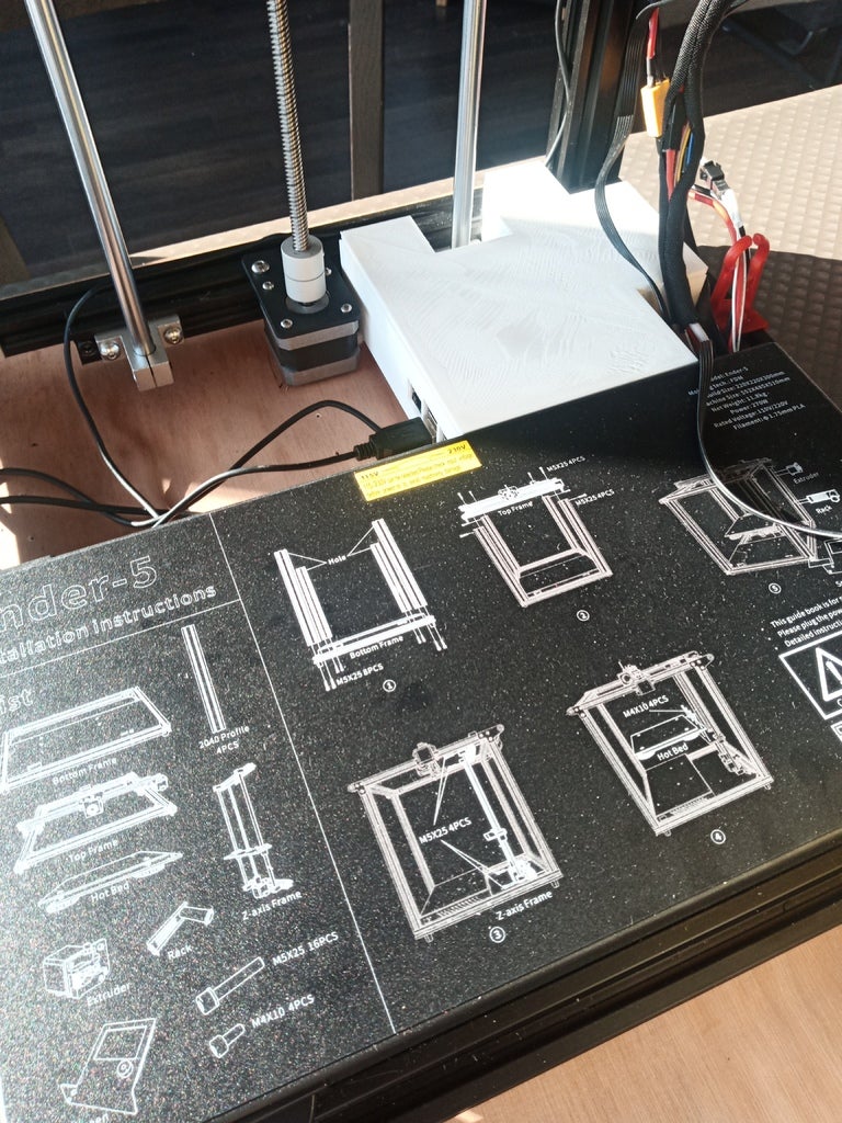 Ender5 additional Electronics Box by deKay | Download free STL model ...