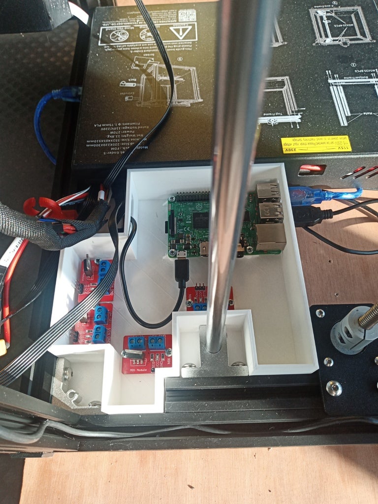 Ender5 additional Electronics Box by deKay | Download free STL model ...