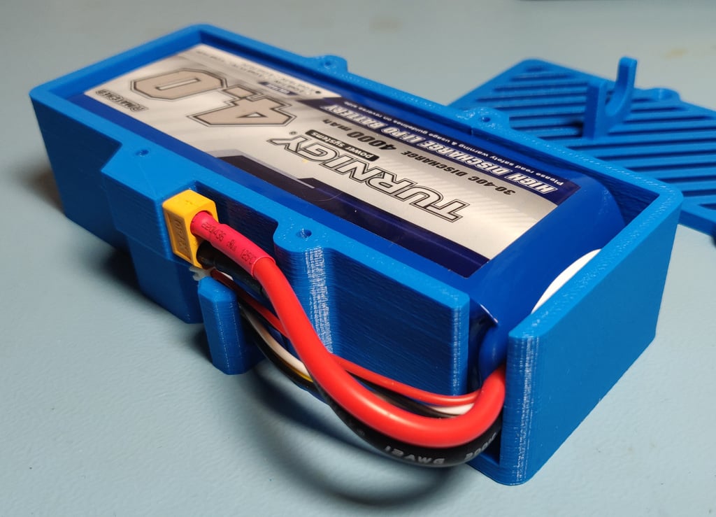 LiPo case for Turnigy 4000mAh 5S + TS100 by MvRens | Download free STL ...