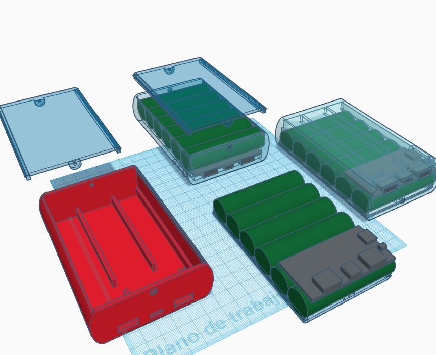 Power bank case USB-C PD by latriple C | Download free STL model ...