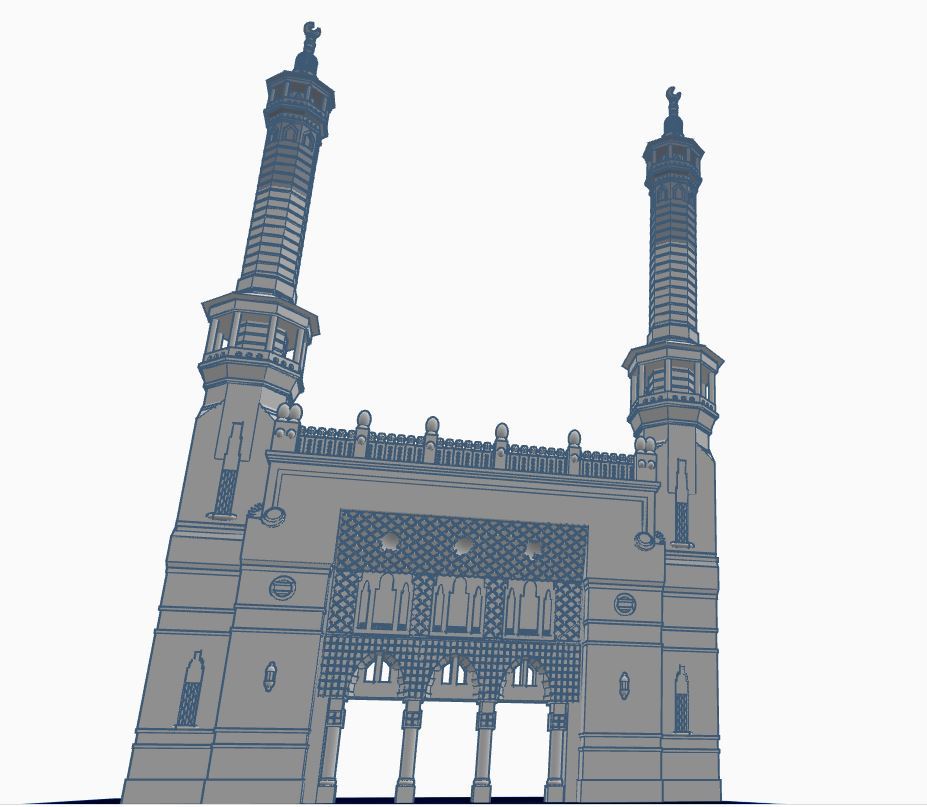 MASJID AL-HARAM _ MECA by latriple C | Download free STL model ...
