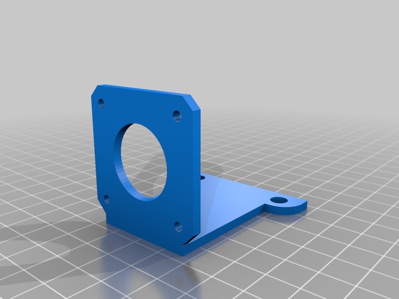 Adapter Nema17 extruder Huxley by latriple C | Download free STL model ...