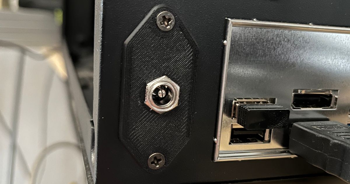 Node 304 pico psu plug frame holder by brinkhoopla | Download free STL ...