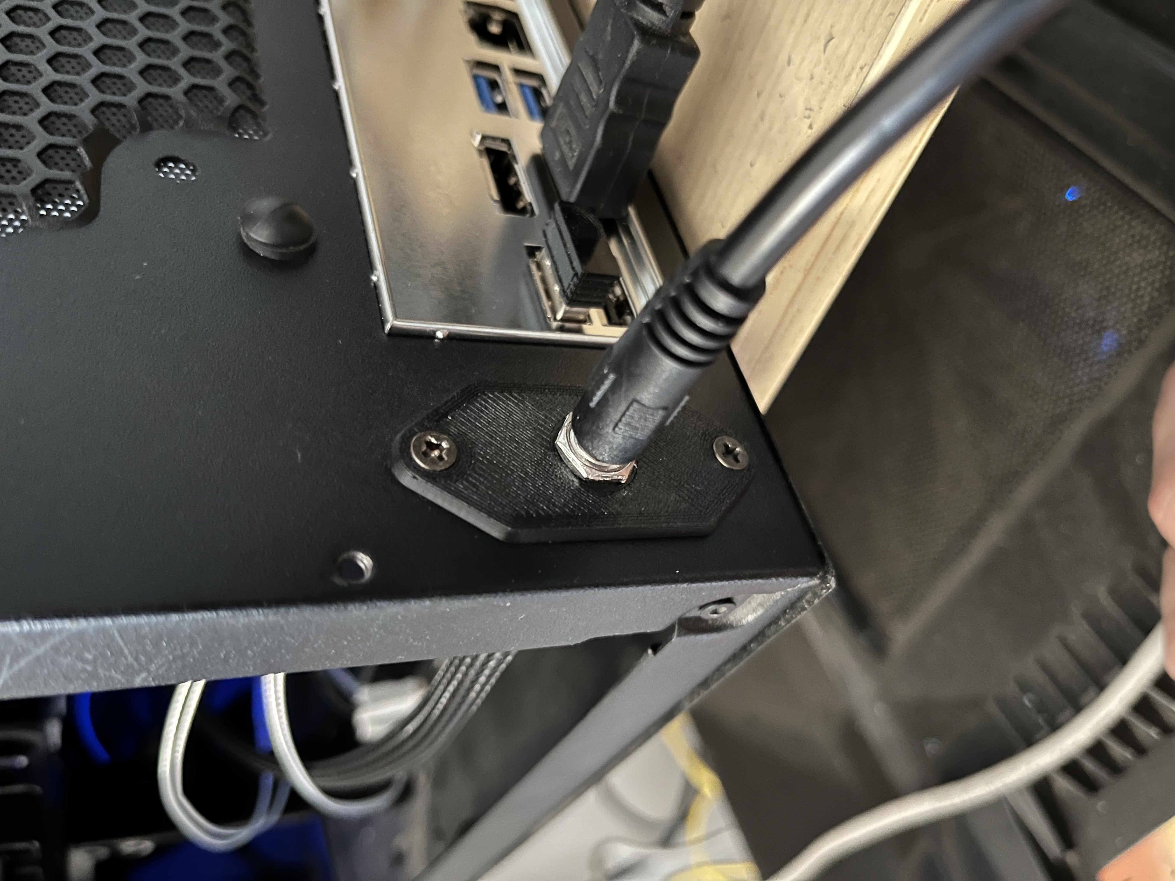 Node 304 pico psu plug frame holder by brinkhoopla | Download free STL ...