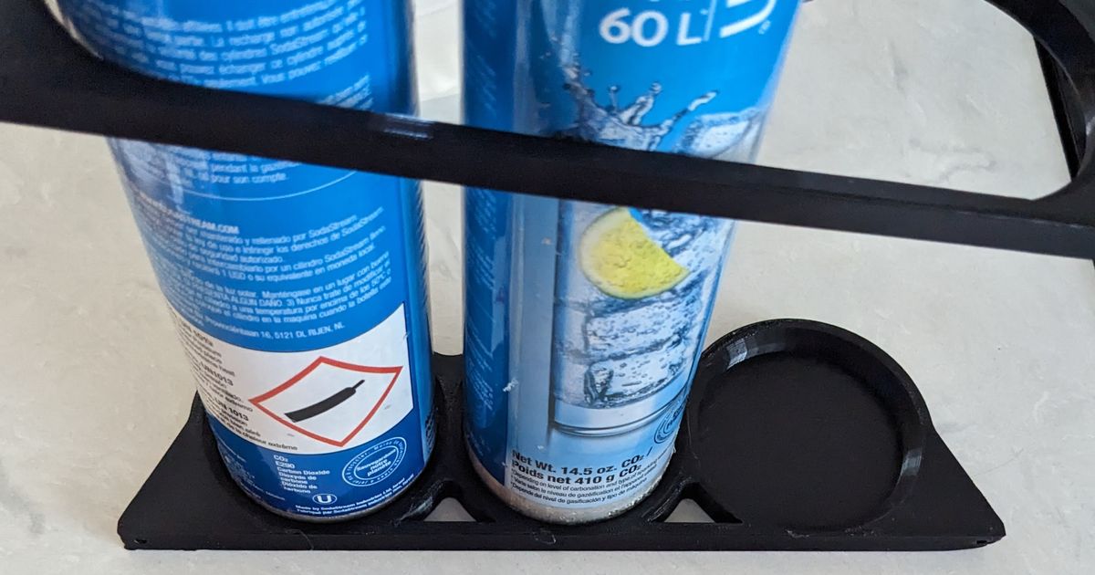 Soda Stream Bracket v5 with bottom by jcgoette | Download free STL ...