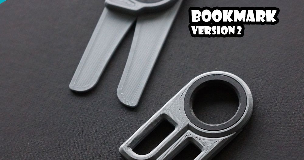 Foldable Book/Page Holder - 2 Versions by TWB | Download free STL model ...