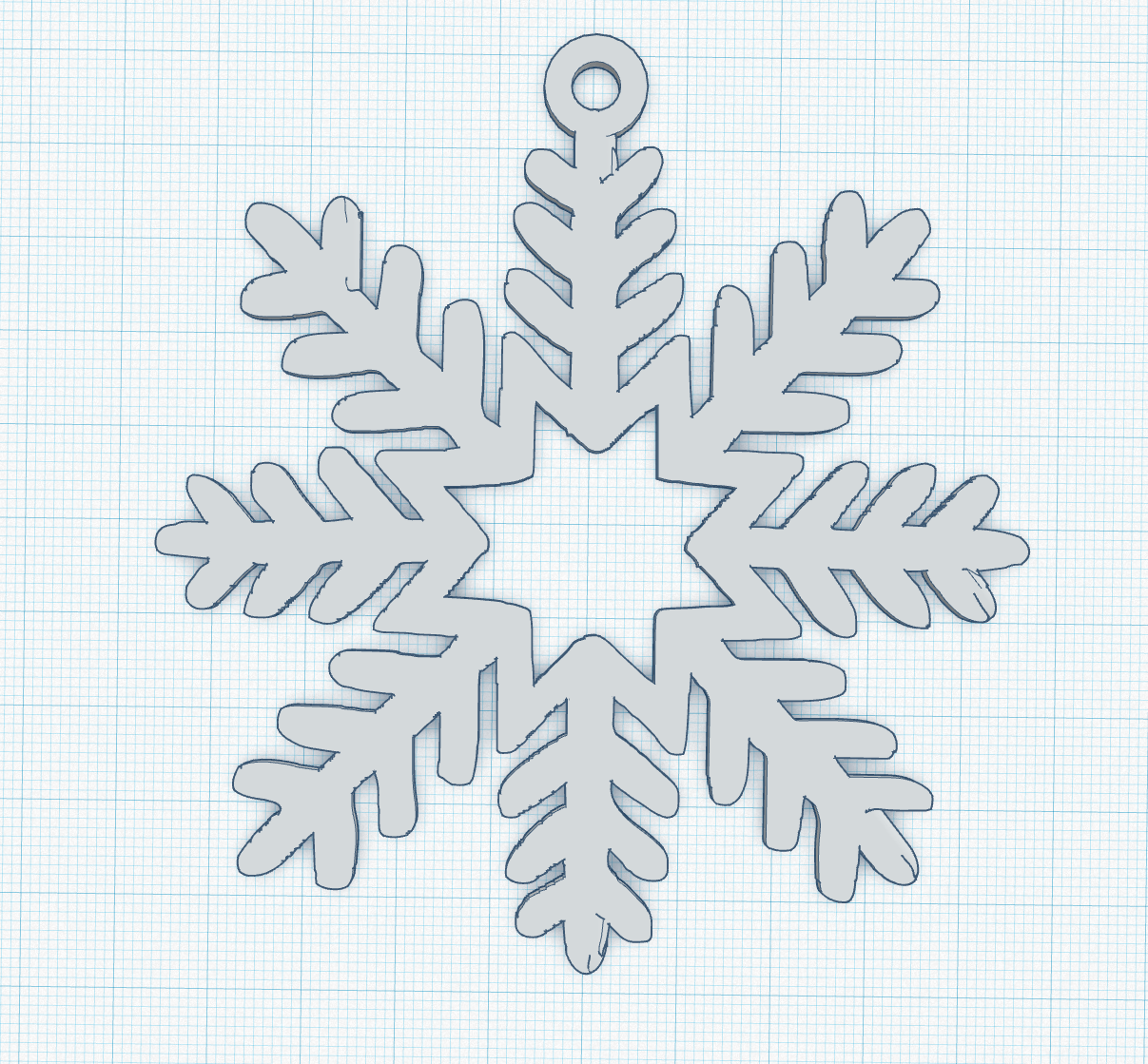 Snowflake ornament by Sot Kon | Download free STL model | Printables.com