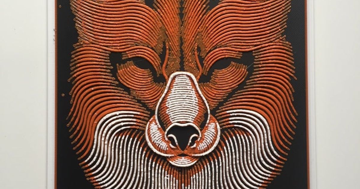 Fox Face - Patrick Seymour by Maeshmaker | Download free STL model ...