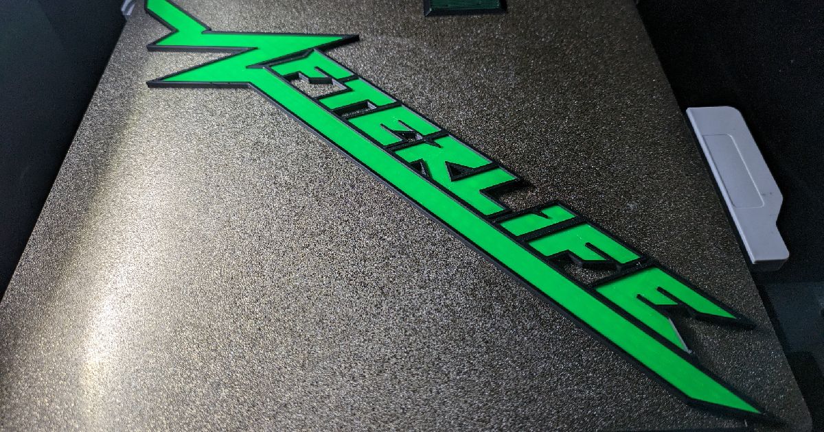 Afterlife Sign (Cyberpunk 2077) by Mabux | Download free STL model ...