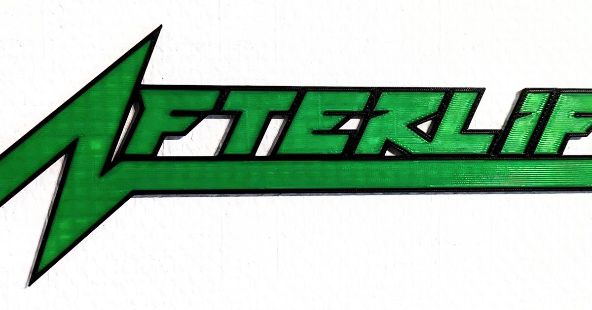 Afterlife Sign (Cyberpunk 2077) by Mabux | Download free STL model ...