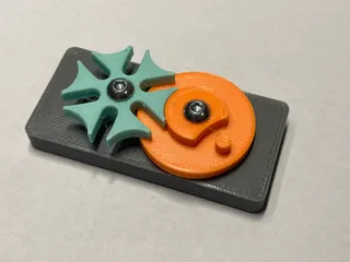 Mechanism with a sliding stage by Adam | Download free STL model ...