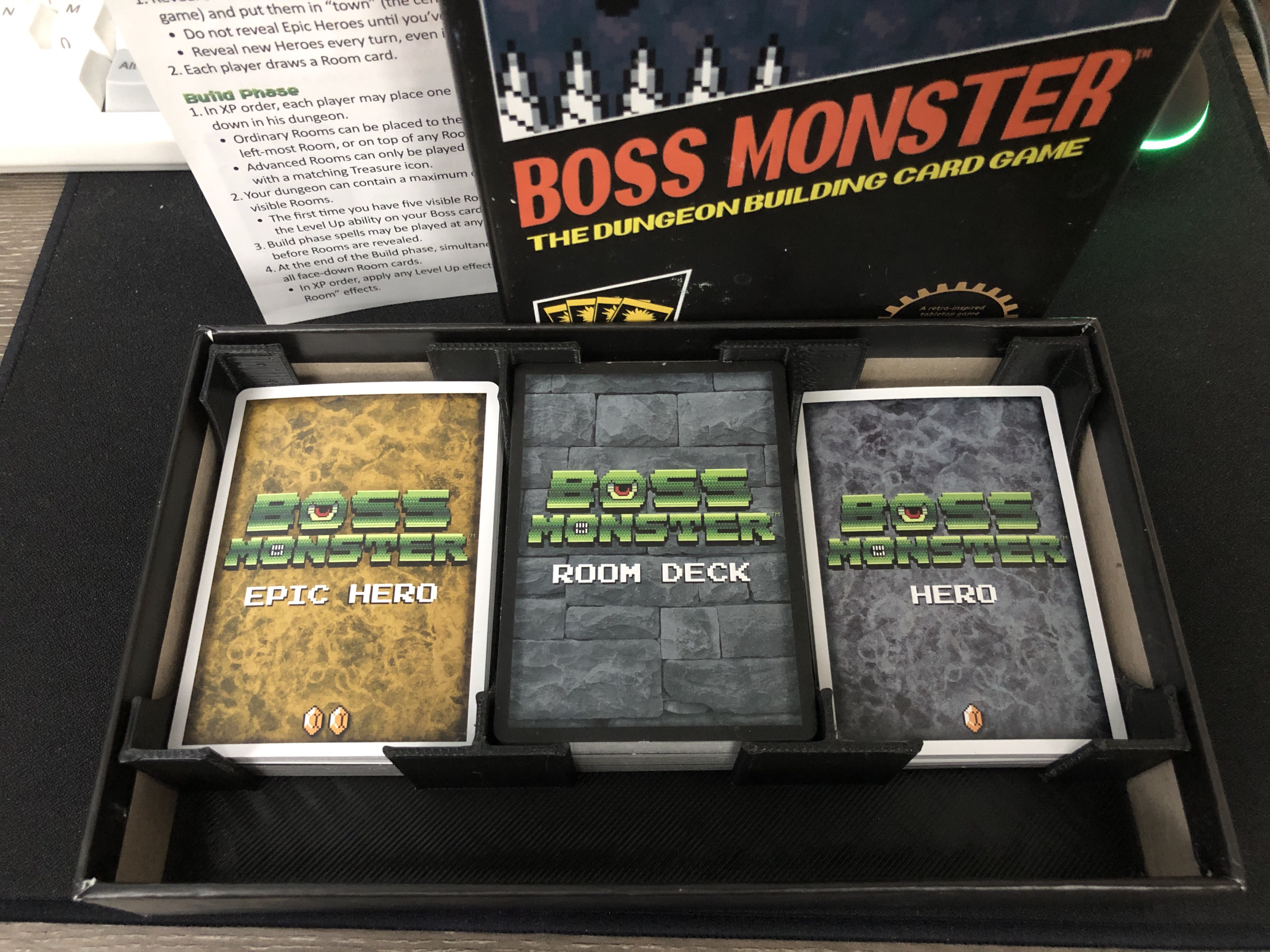 Boss Monster card tray / divider by Tech Ambrosia | Download free STL ...