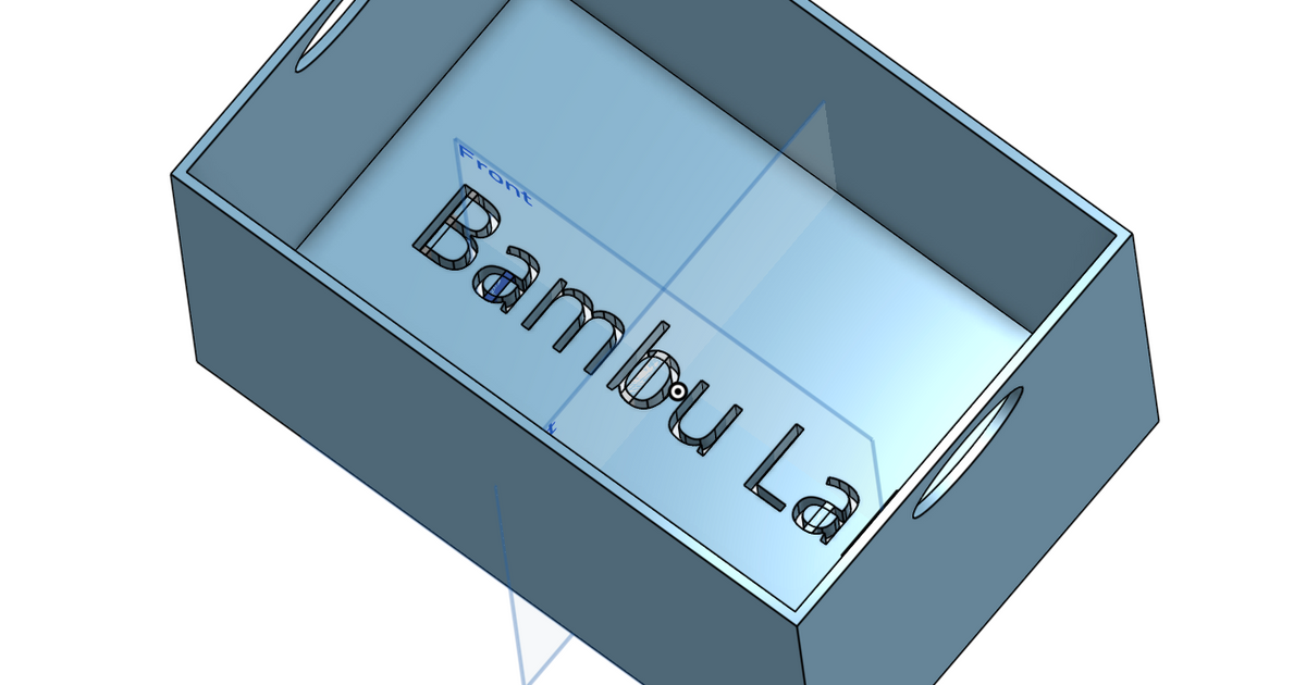 Box Bambu lab by Teddy LeM | Download free STL model | Printables.com