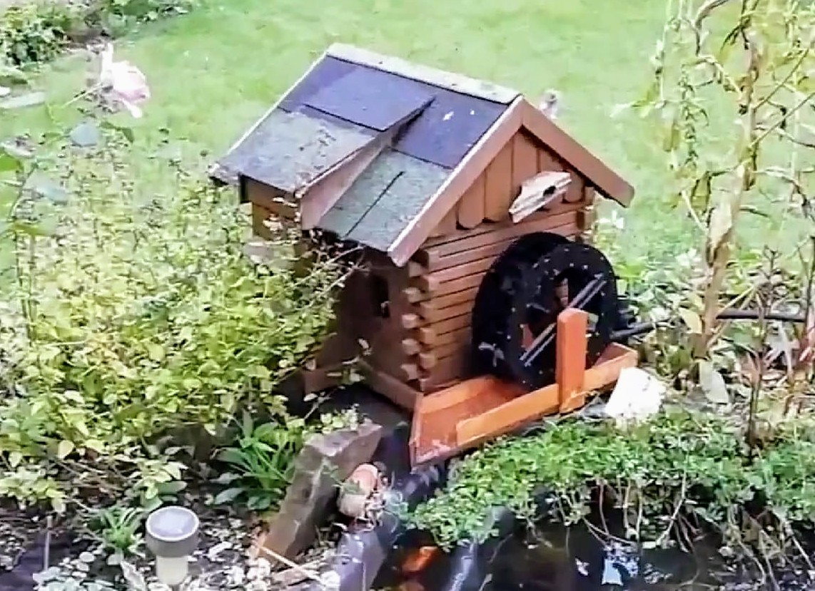 Water wheel for garden pond by fluetke | Download free STL model ...
