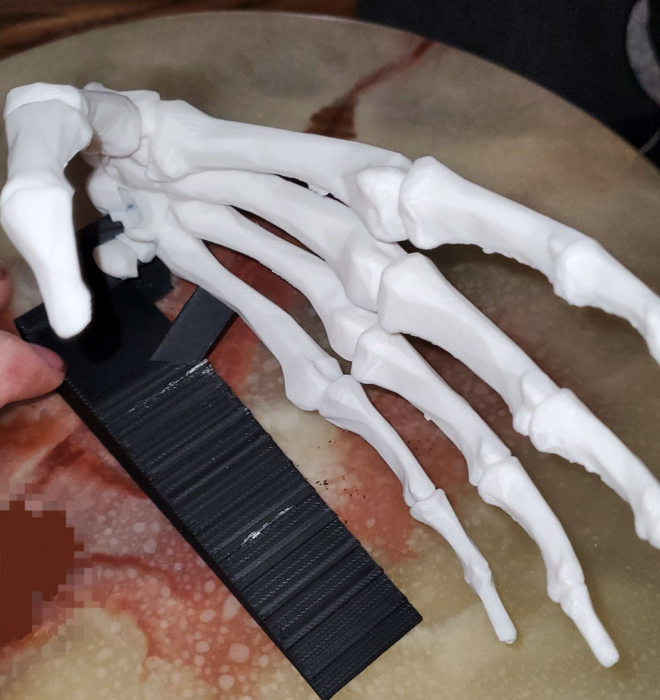 Door stopper skeleton hand for halloween by PoussinJaune | Download ...