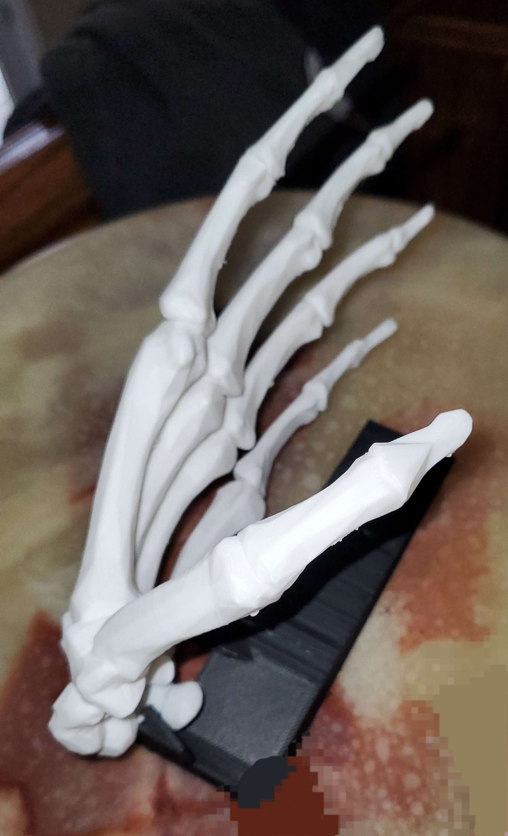 Door stopper skeleton hand for halloween by PoussinJaune | Download ...