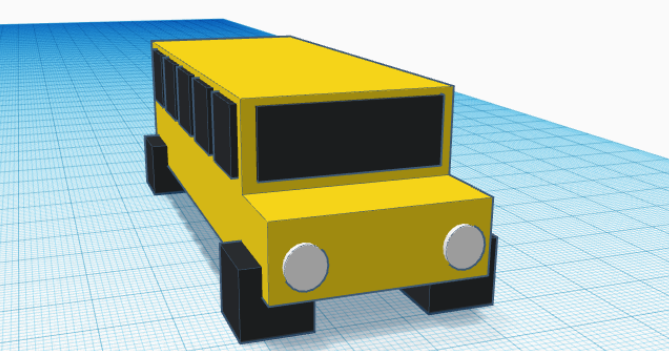 Blocky the Bus by Chesl the Cow | Download free STL model | Printables.com