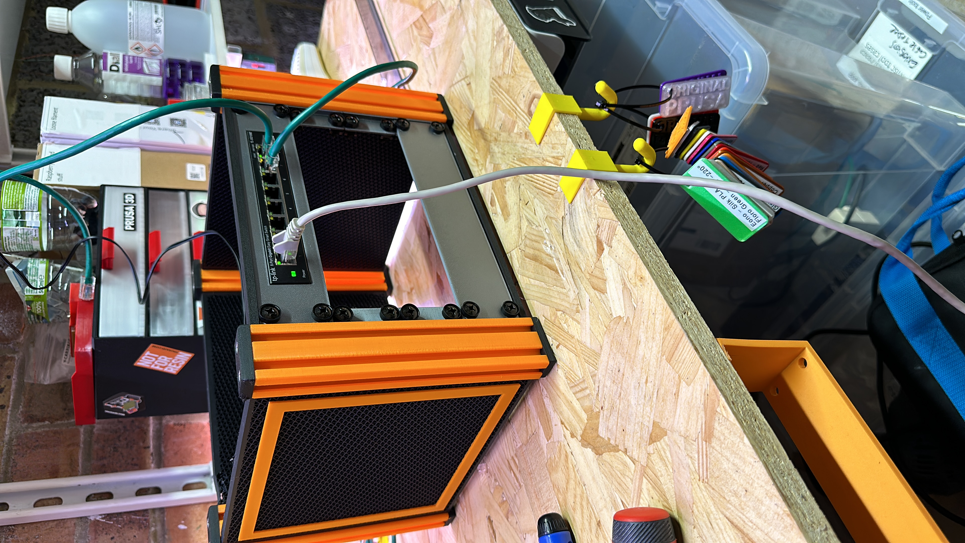 Desktop Switch Rack by darylliney70 | Download free STL model ...