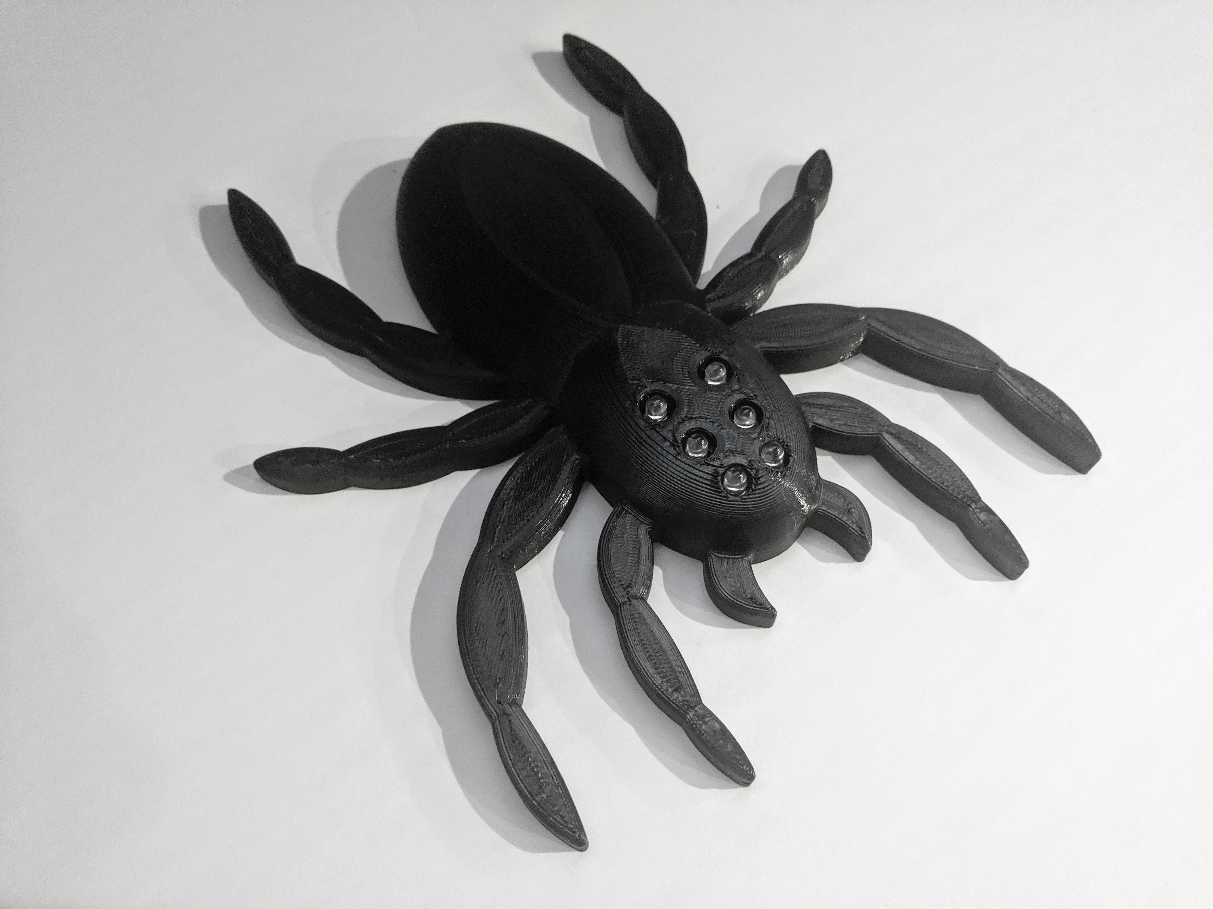 LED Spider with Conductive PLA (NO WIRES) multimaterial by Marc ...