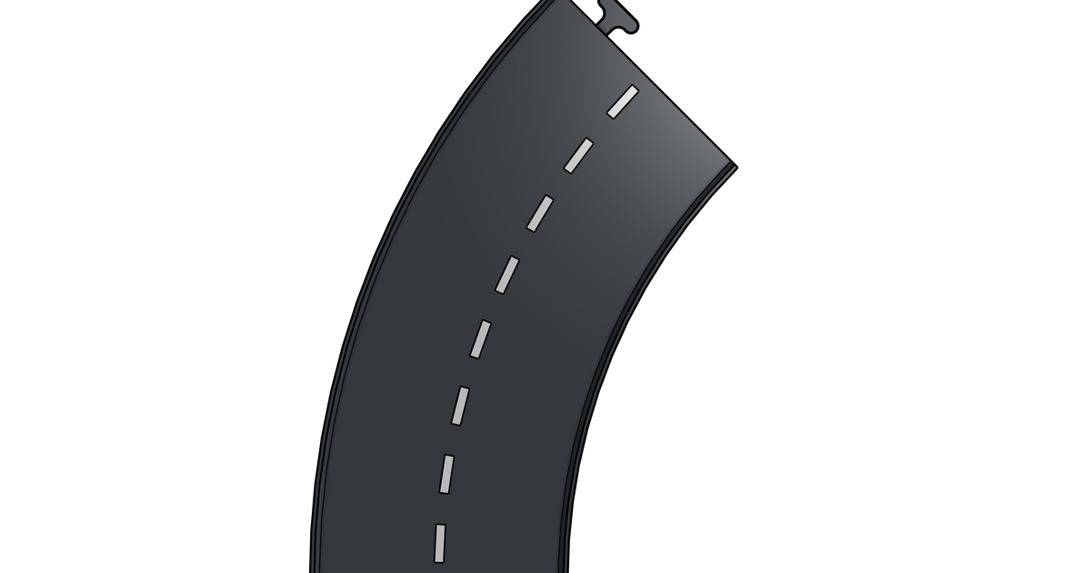 City Streets - Large Curve Road - B3DL by Michal Fanta | Download free ...