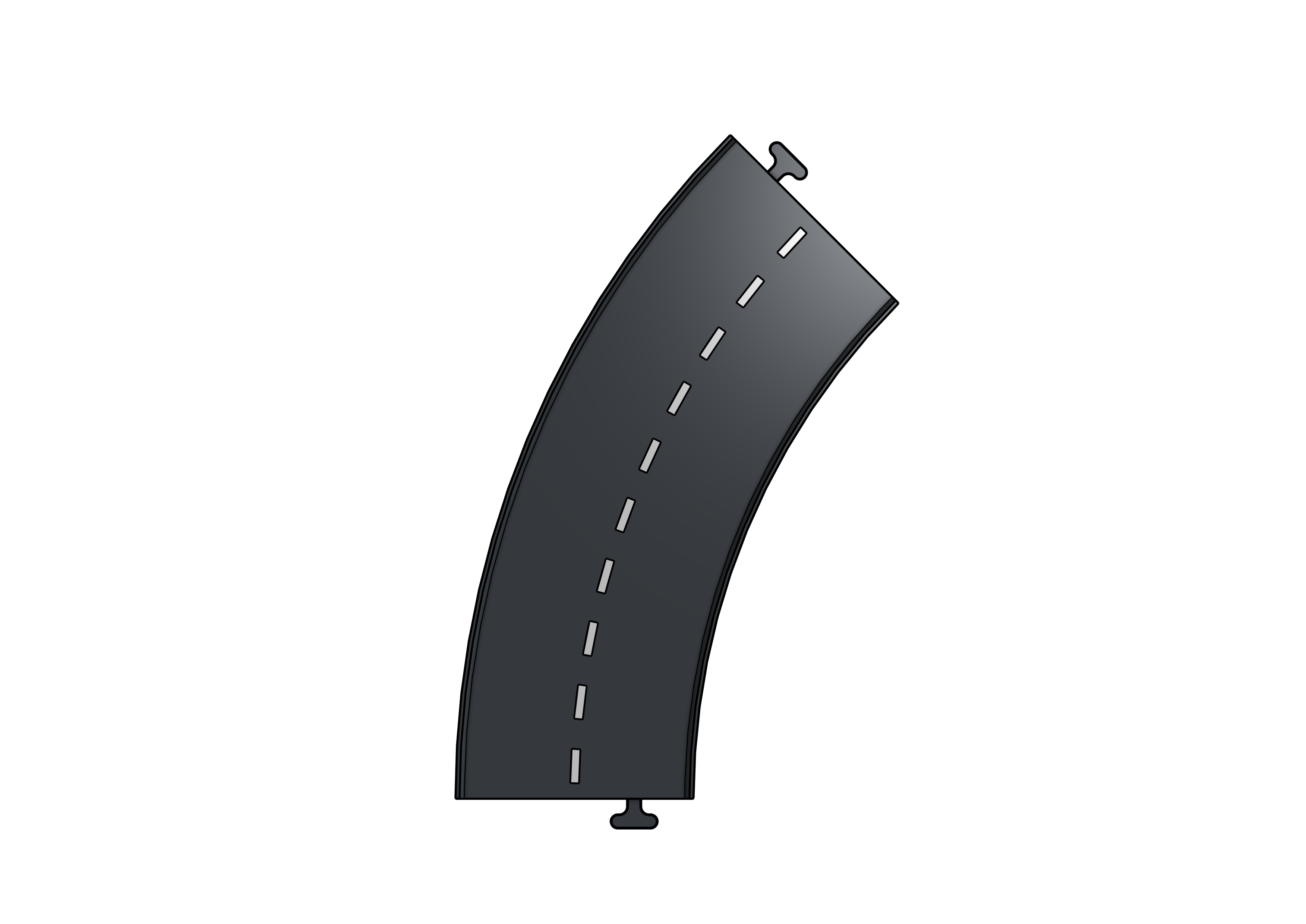 City Streets - Extra Large Curve Road - B4DL by Michal Fanta | Download ...