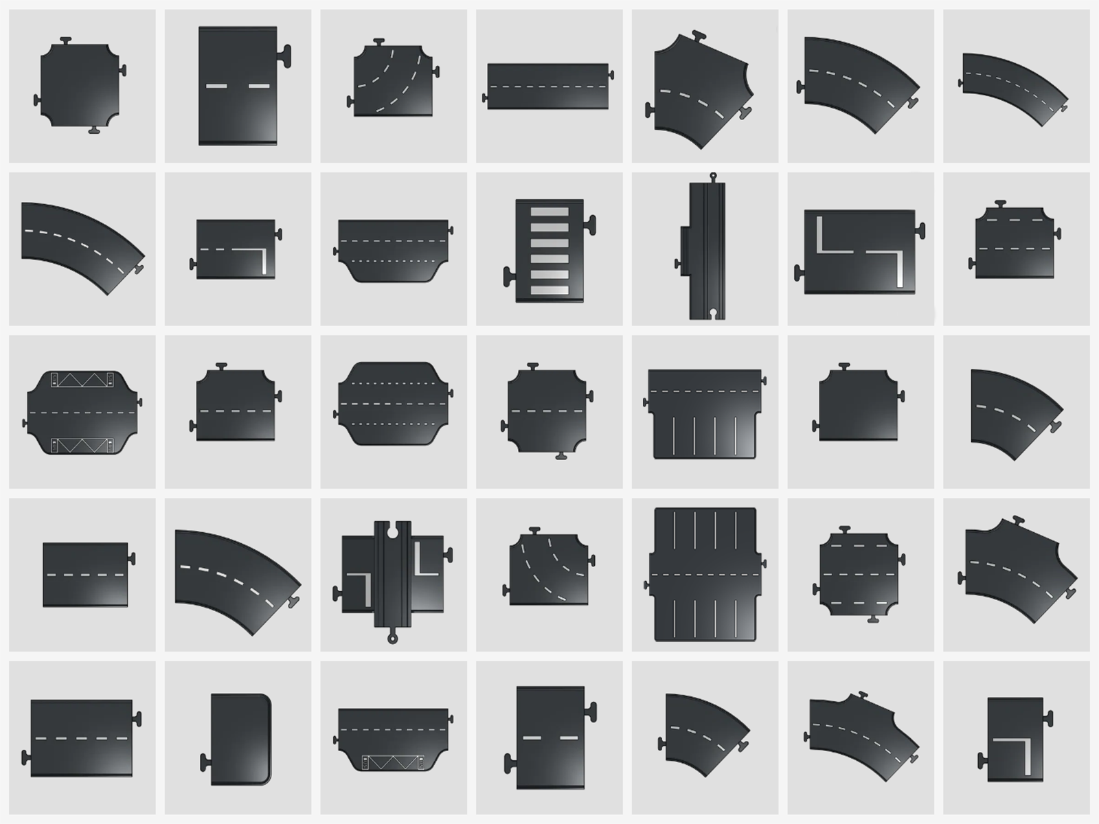 City Streets - Extra Large Curve Road - B4DL by Michal Fanta | Download ...