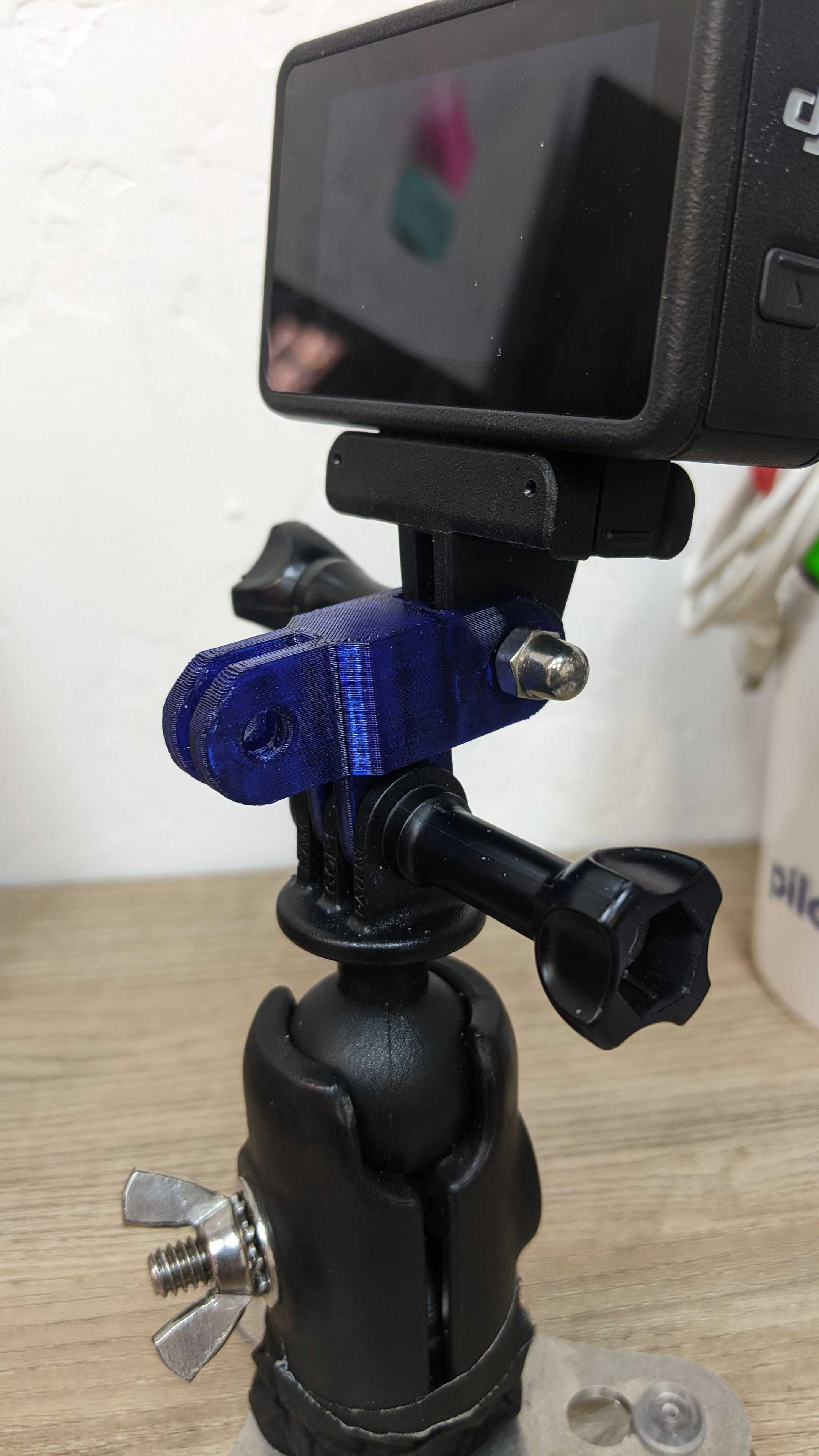 GoPro Mount Tee by Pilot Institute LLC | Download free STL model ...