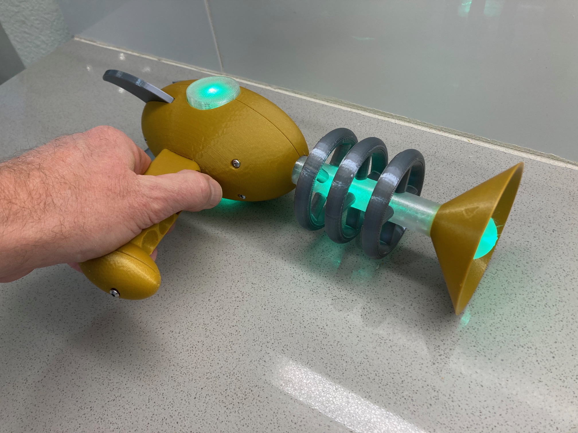 LED Ray Gun by StrandedOrg | Download free STL model | Printables.com