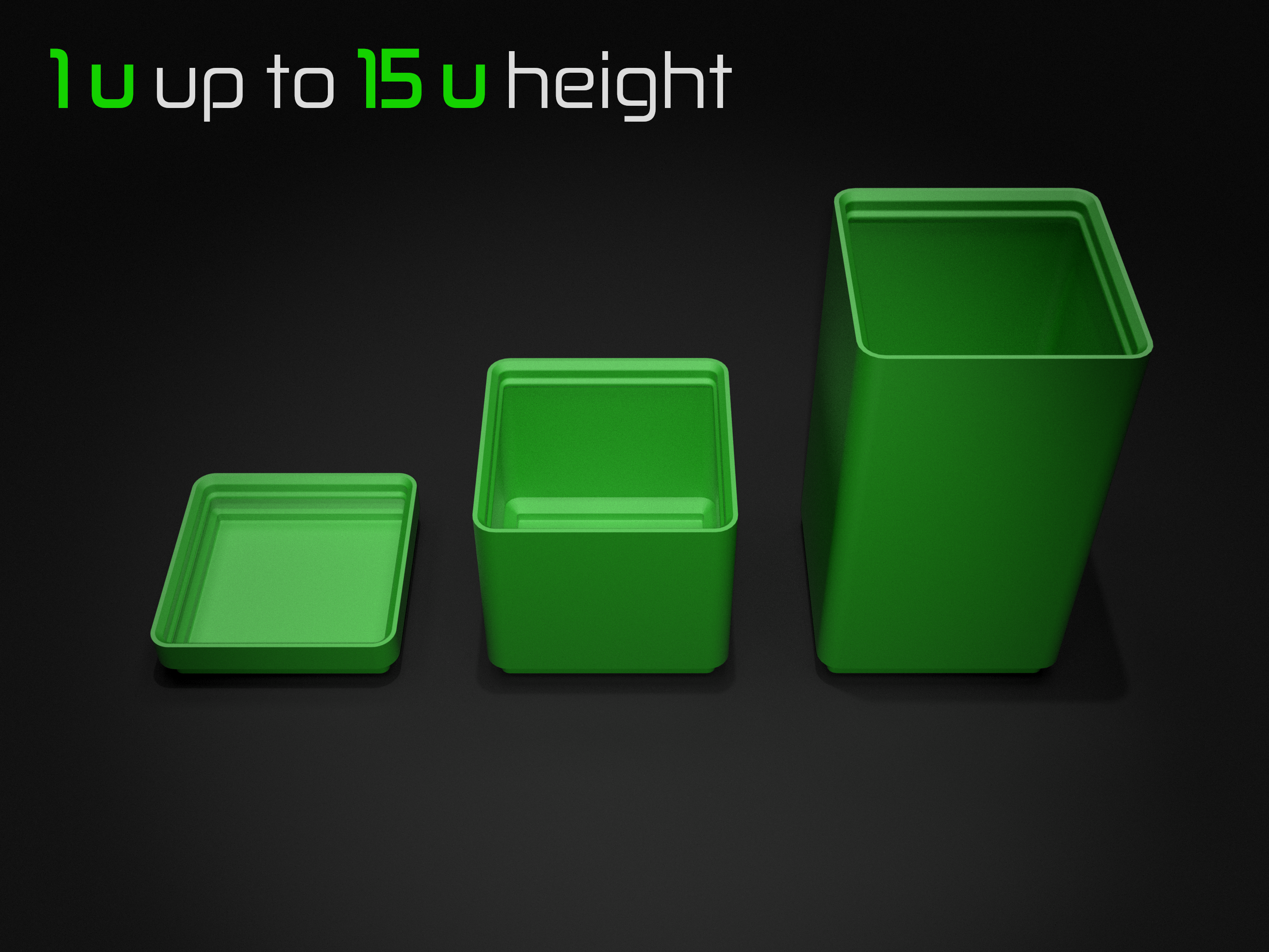 Gridfinity Ultra Light Bins - Plain Edition by HuMa | Download free STL ...