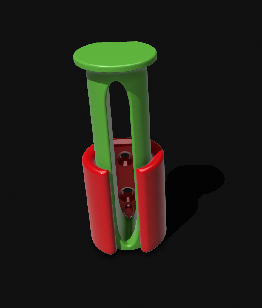 Print In Place Under Desk Hook par Kyle B | Téléchargez gratuitement un modèle STL | Printables.com