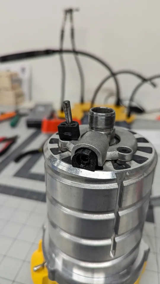 Dewalt Router Replacement Spindle Lock by Ross | Download free STL ...